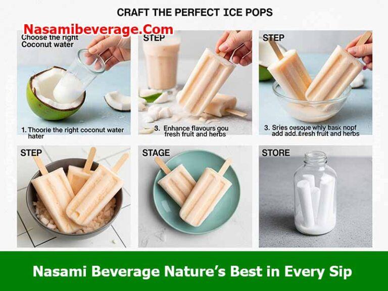 Make ice pops with coconut water how it works?